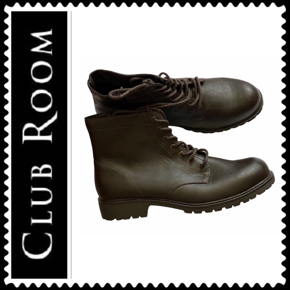 Club Room | Shoes | Club Room Mens Brown Motorcycle Boots Size 3 | Poshmark